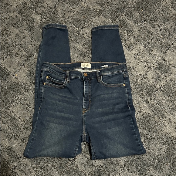 Nicole Miller | Jeans | Nicole Miller Stretchy High Rise Dark Blue ...